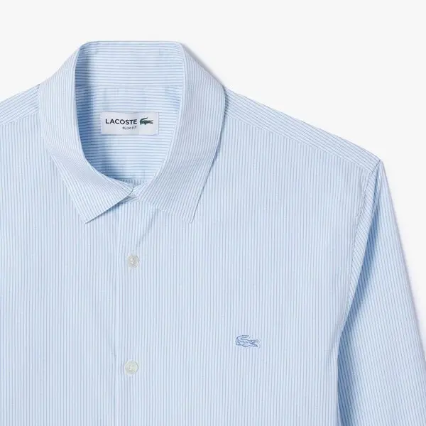Lacoste Slim-fit Plaid Poplin Shirt