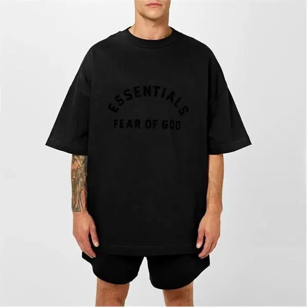 Fear Of God Round-neck Logo T-shirt
