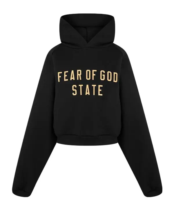 Fear Of God Logo Hooded Sweatshirt