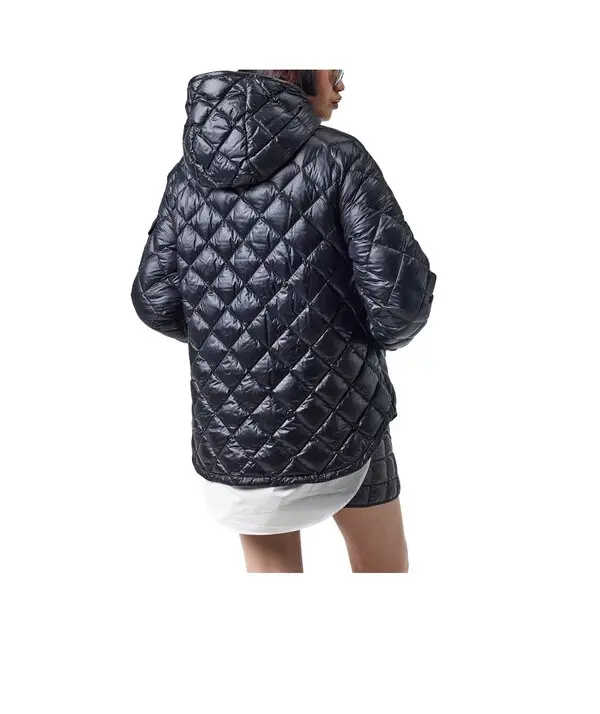 Moncler Diamond-quilted Hooded Puffer Jacket - Black