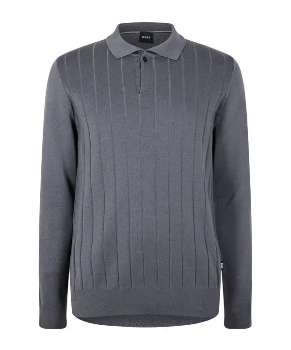 Hugo Boss Solid Color Minimalist Knit Sweater