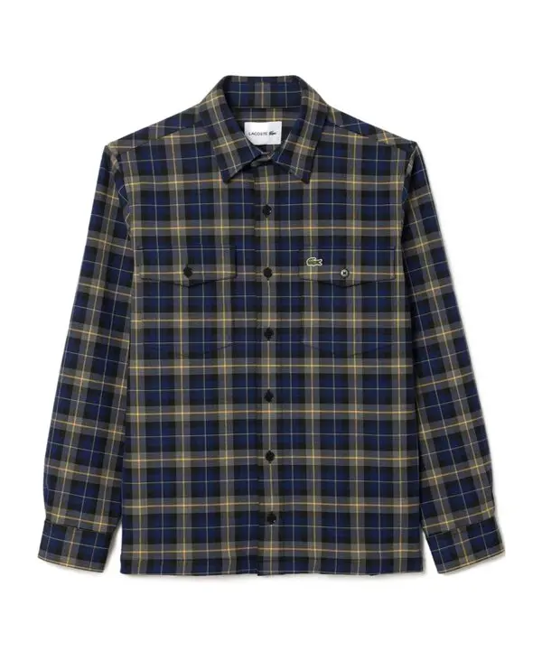 Lacoste Oversize Checked Overshirt
