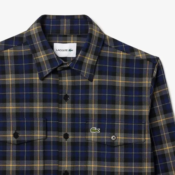 Lacoste Oversize Checked Overshirt