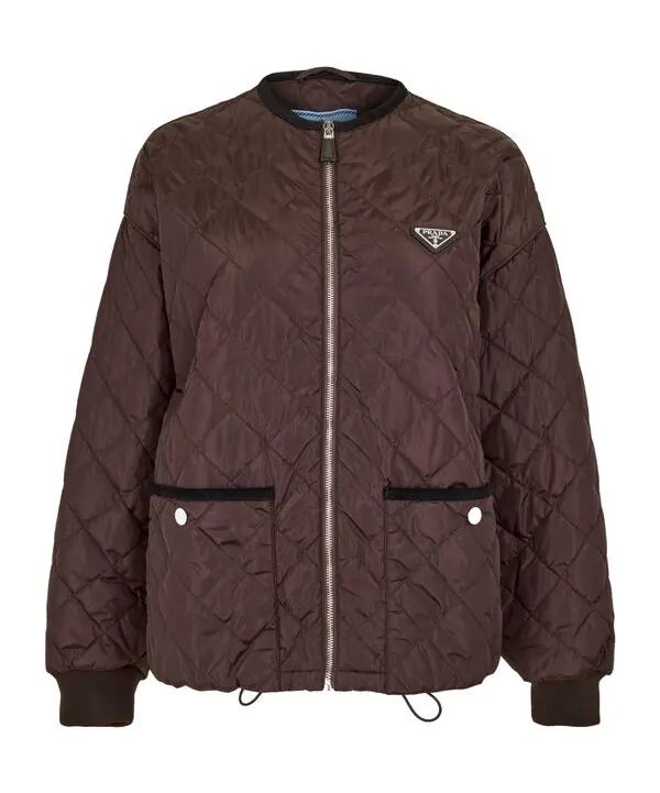 Prada Quilted Cropped Jacket
