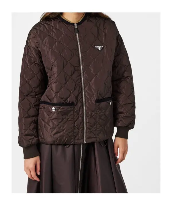 Prada Quilted Cropped Jacket