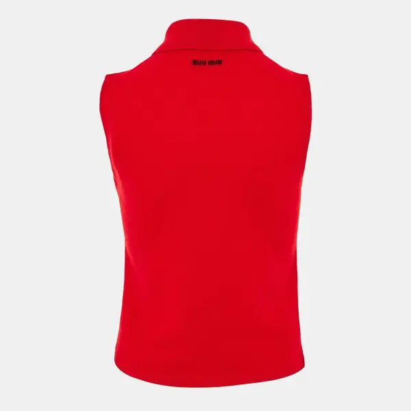 Miu Miu Sleeveless Knit Top