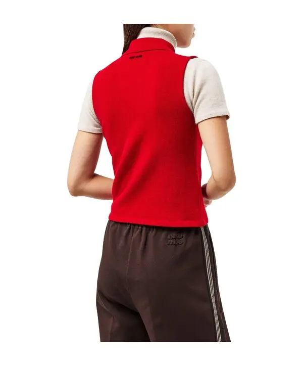 Miu Miu Sleeveless Knit Top