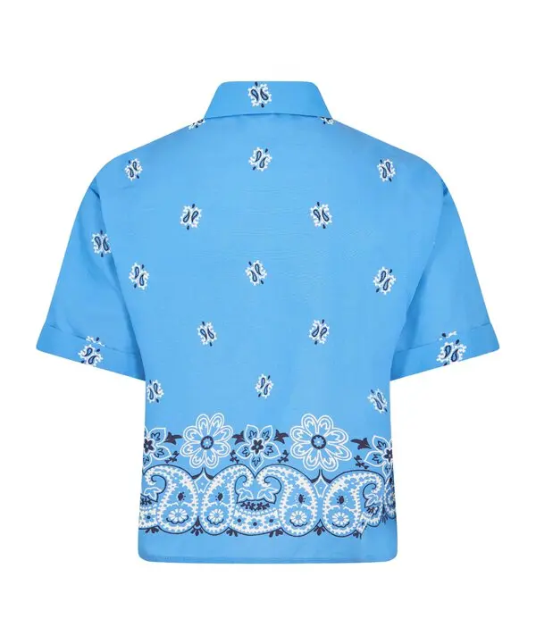 Miu Miu Short Sleeve Printed Shirt