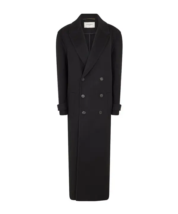Saint Laurent Double-breasted Overcoat