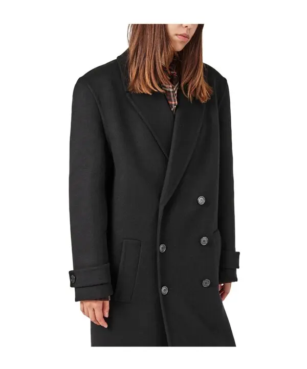 Saint Laurent Double-breasted Overcoat