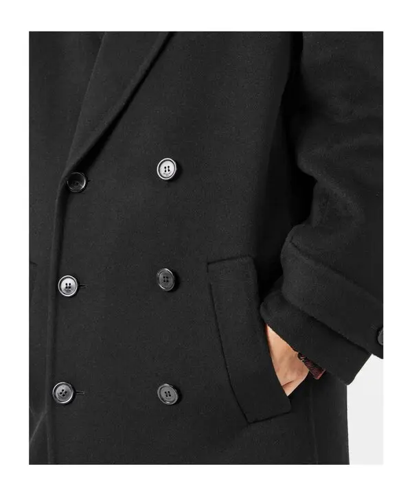 Saint Laurent Double-breasted Overcoat
