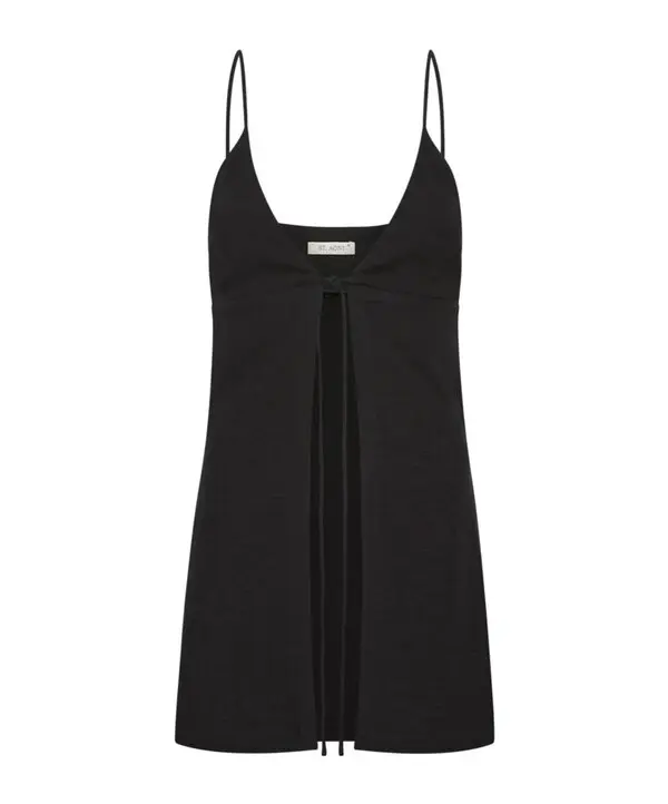 ST. AGNI Lace-up Detail Camisole