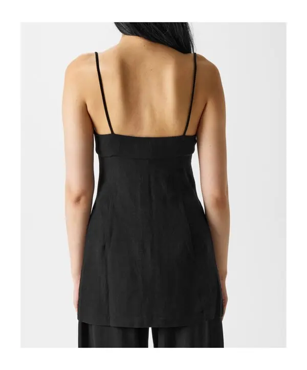 ST. AGNI Lace-up Detail Camisole