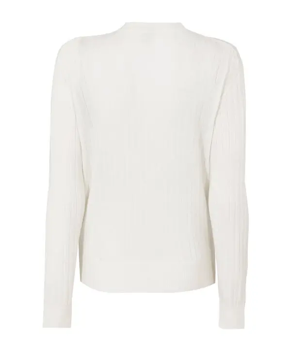 Bottega Veneta Wool Cardigan With Golden Buttons