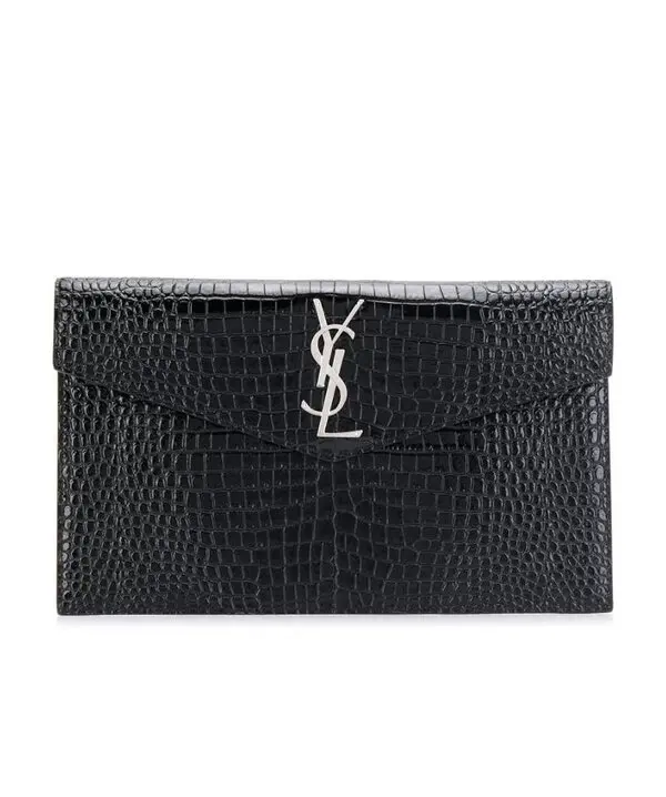 Saint Laurent Updown Logo Plaque Chutch Bag