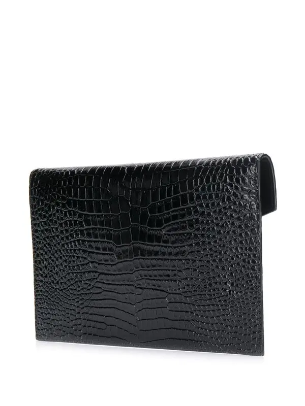 Saint Laurent Updown Logo Plaque Chutch Bag