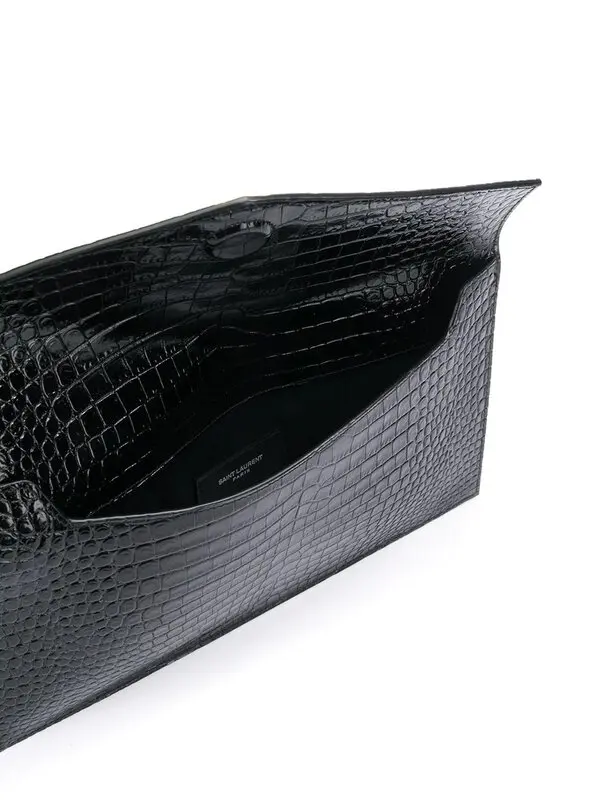 Saint Laurent Updown Logo Plaque Chutch Bag