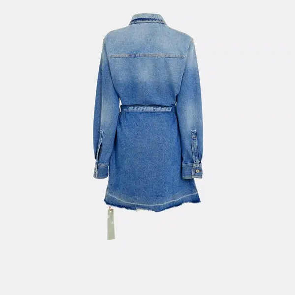 Off-White Logo Denim Dress