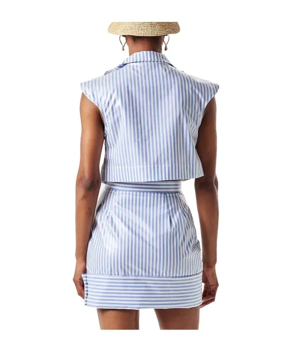 VIVIENNE WESTWOOD Sleeveless Cropped Shirt