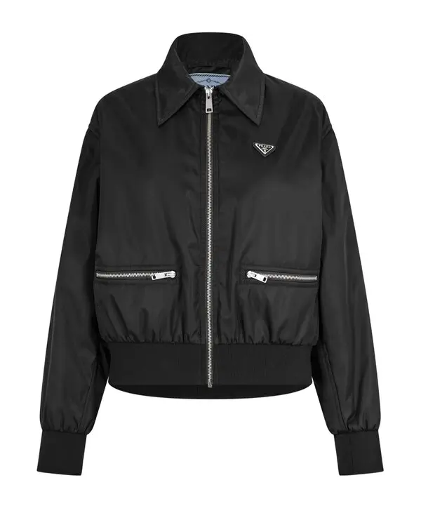 Prada Solid Color Casual Jacket