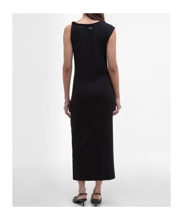 Barbour Sleeveless Round Neck Maxi Dress - Black