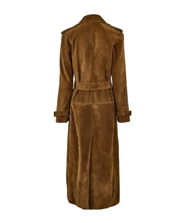 Saint Laurent Suede Coat