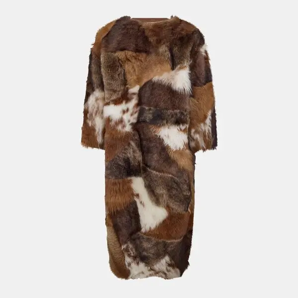 Prada Patchwork Shearling Jacket