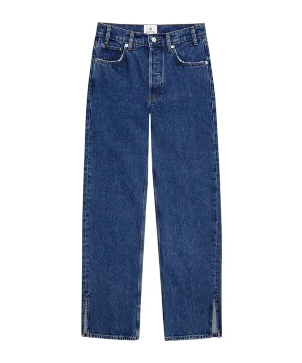 ANINE BING Belt Loop Jeans