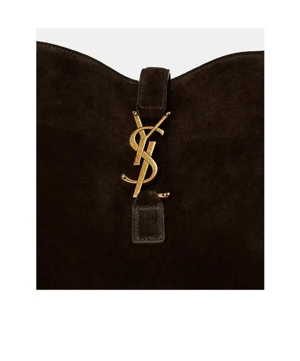 Saint Laurent Suede Tote Bag - Black