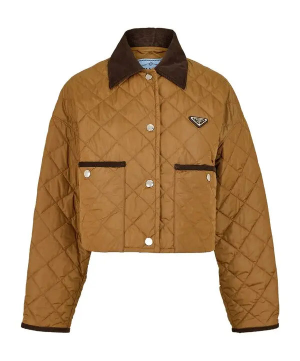 Prada Quilted Cropped Jacket