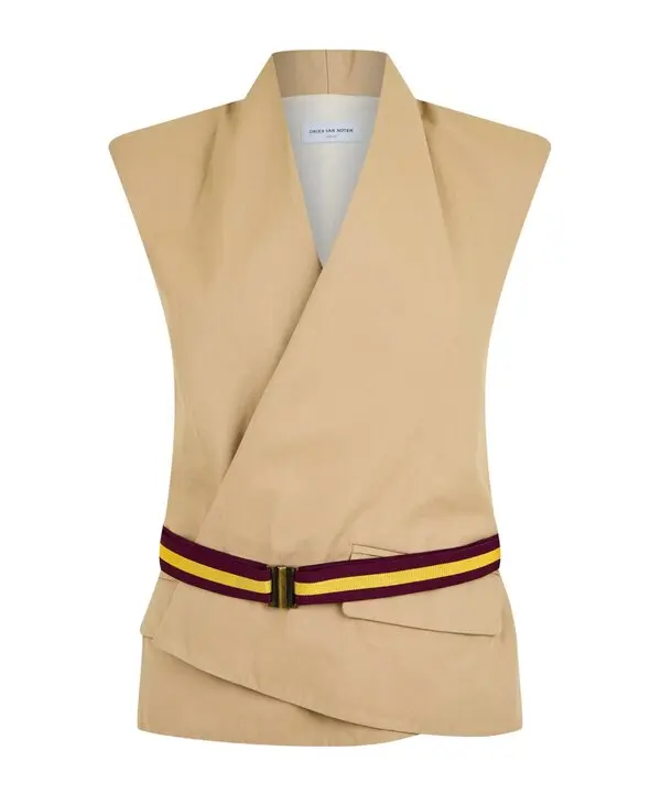 Dries Van Noten Vilian Sleeveless Jacket