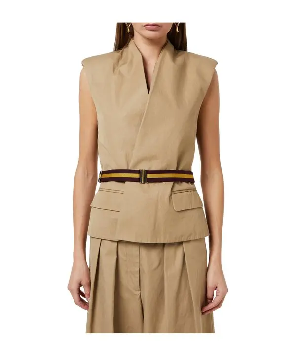 Dries Van Noten Vilian Sleeveless Jacket