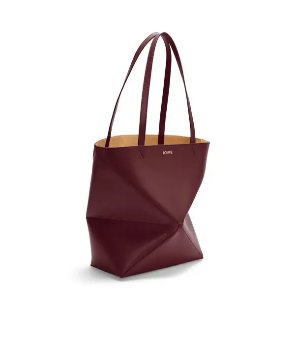 Loewe Puzzle Fold Tote Bag - Red