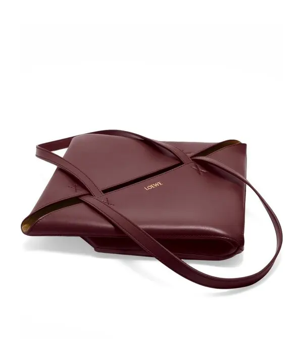 Loewe Puzzle Fold Tote Bag - Red