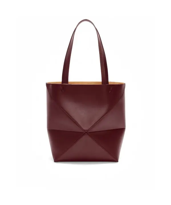 Loewe Puzzle Fold Tote Bag - Red