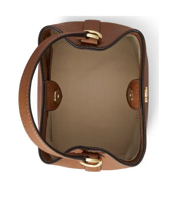 Ralph Lauren Leather Mini Bucket Handbag - Brown