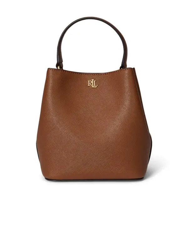 Ralph Lauren Leather Mini Bucket Handbag - Brown