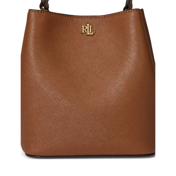 Ralph Lauren Leather Mini Bucket Handbag - Brown
