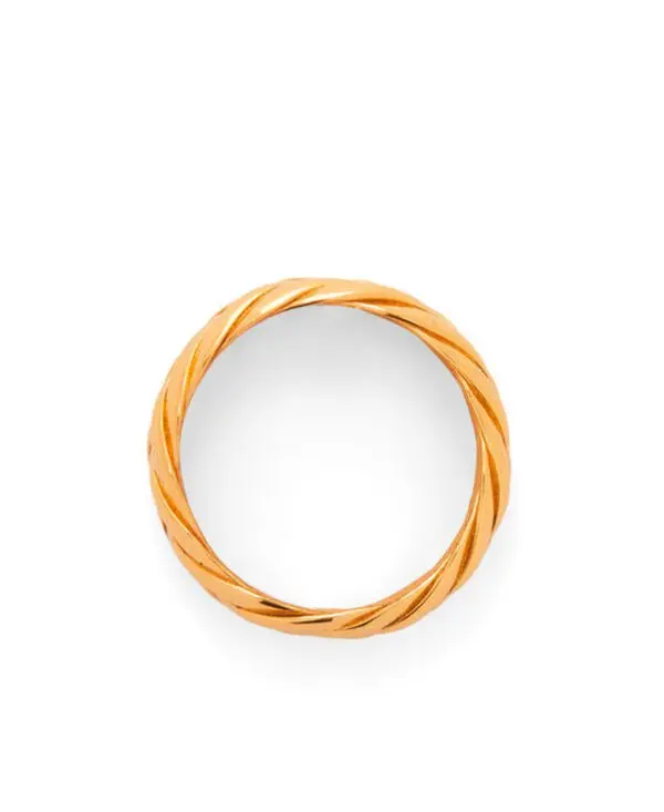 Loewe Braided Ring In Sterling Silver