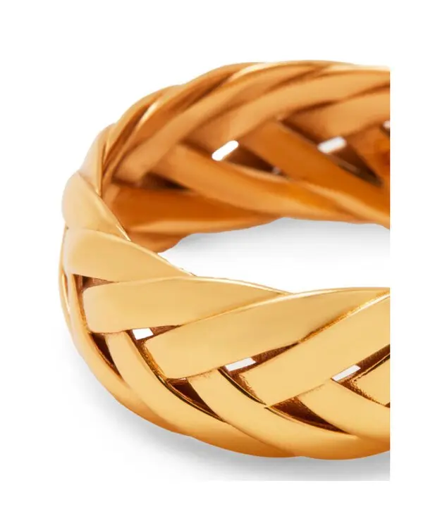 Loewe Braided Ring In Sterling Silver