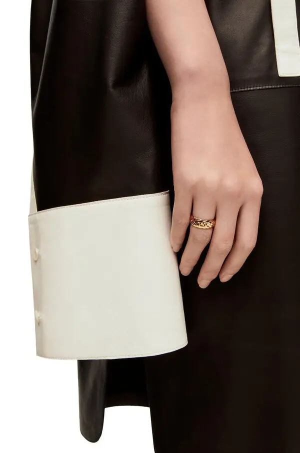 Loewe Braided Ring In Sterling Silver