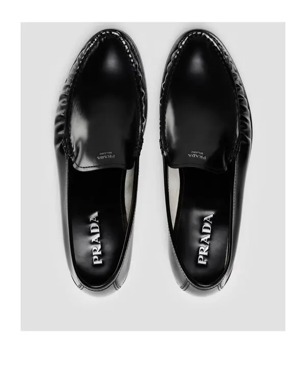 Prada Logo Loafers