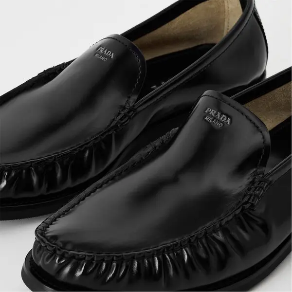 Prada Logo Loafers