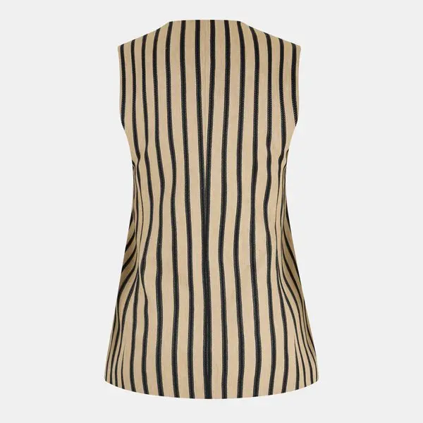 Max Mara Pinstripe Suit Vest