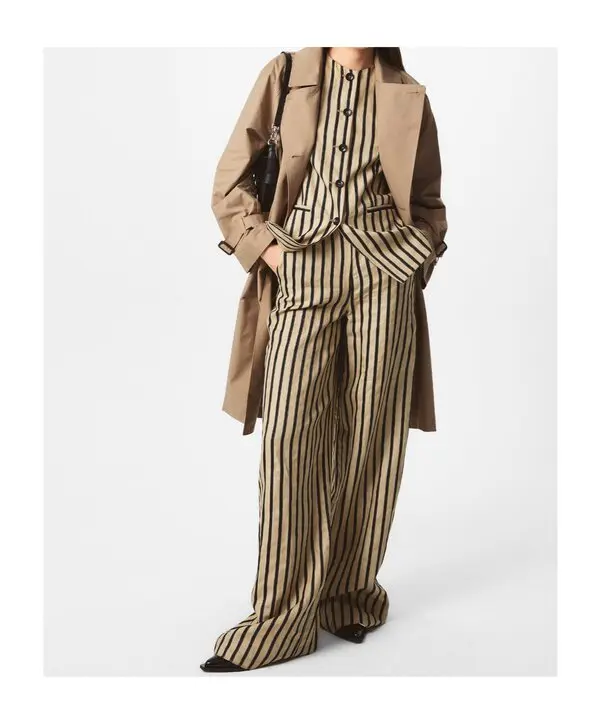 Max Mara Pinstripe Suit Vest