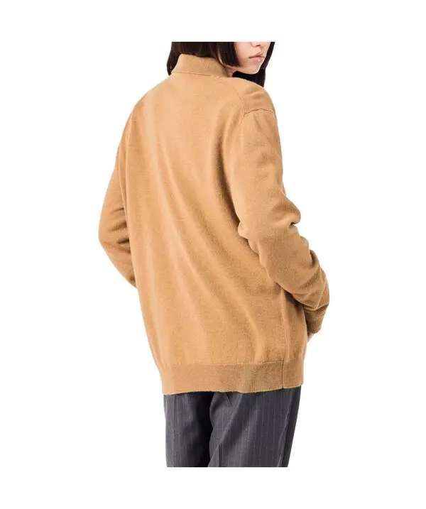 Miu Miu Knitted Polo Sweater With Argyle Pattern