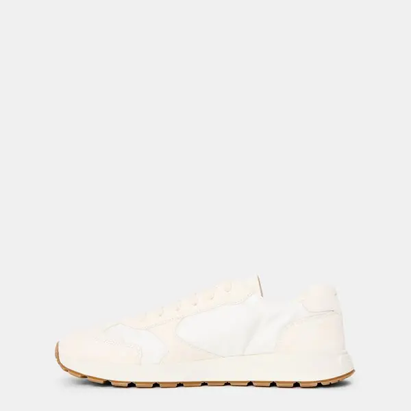Prada Suede And Nylon Low-top Sneakers