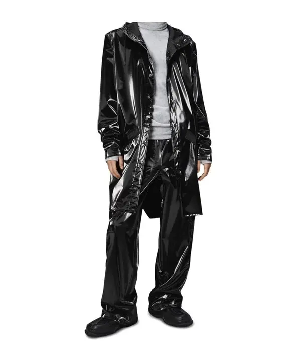 Rains Hooded Long Raincoat