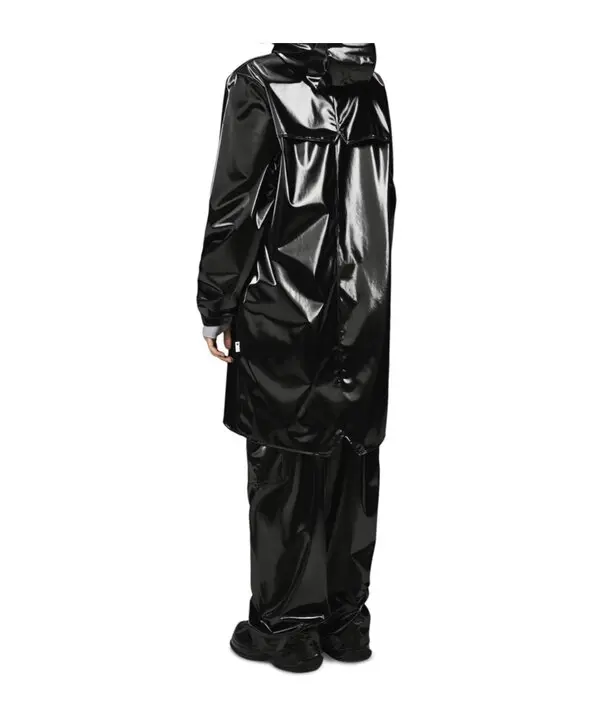 Rains Hooded Long Raincoat