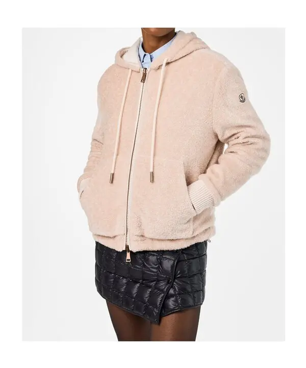 Moncler Fluffy Hooded Jacket